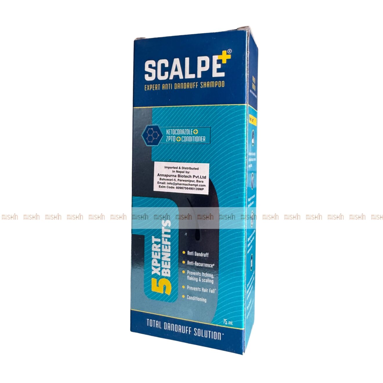 Scalpe+ Expert Anti Dandruff Shampoo, 75ml – All About Skin